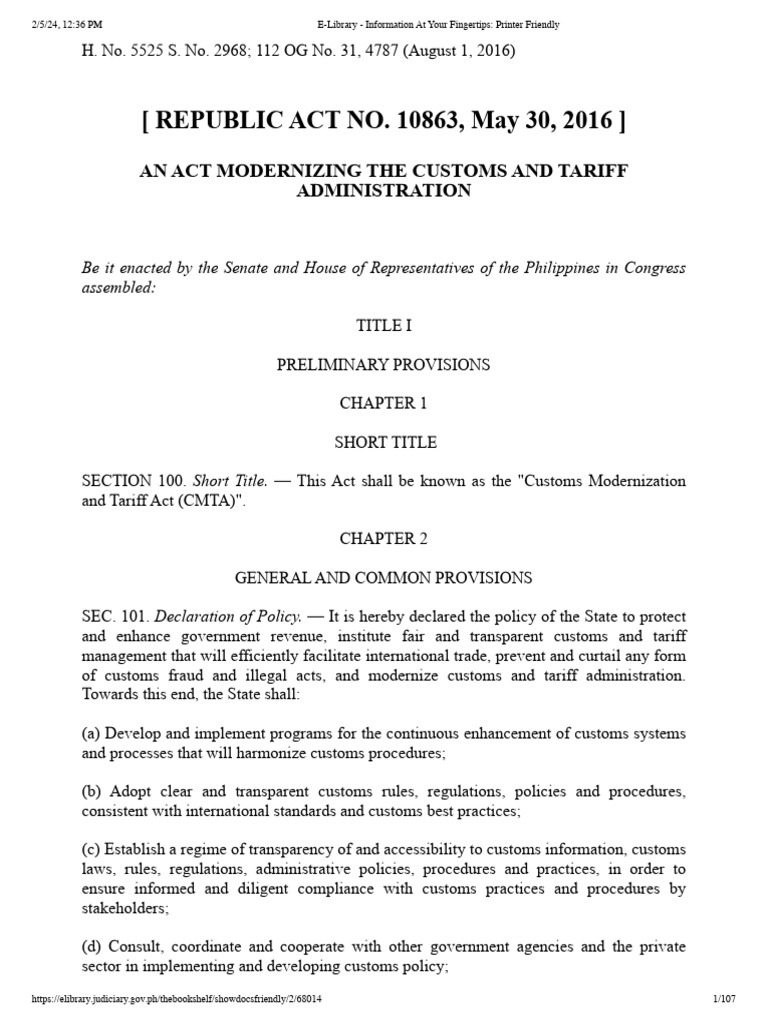 CMTA | PDF | Customs | Cargo