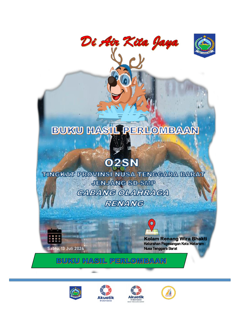 Hasil O2SN Renang SD-SMP Provinsi 2024 | PDF