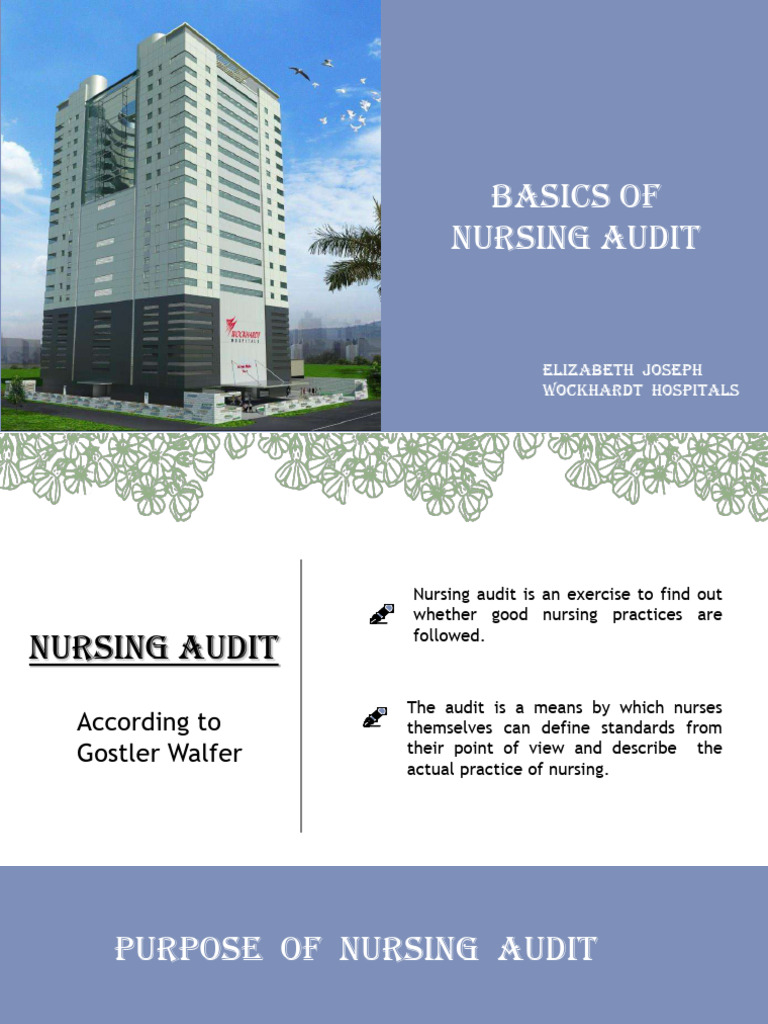 CQE 7-Basics-of-Nursing-Audit - 1 | PDF | Audit | Nursing