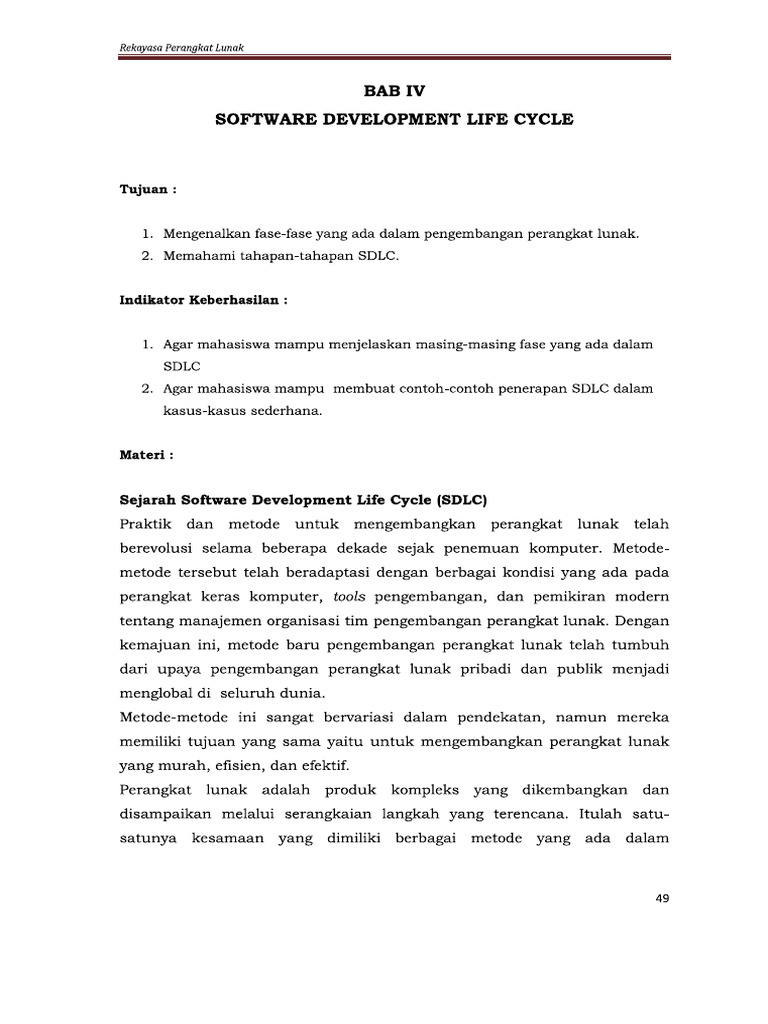 04_Software-Development-Life-Cycle | PDF