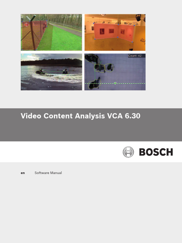 VCA Operation Manual | PDF | Video | Metadata