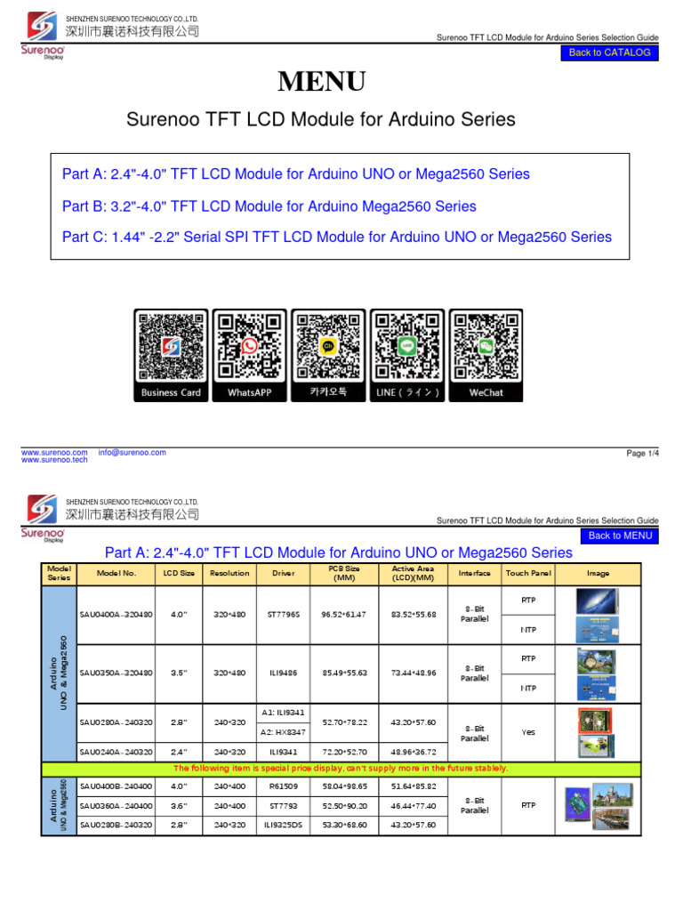 Arduino TFT Module | PDF | Liquid Crystal Display | Arduino