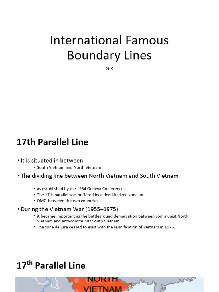 International Boundary Lines | PDF | Military | International Relations