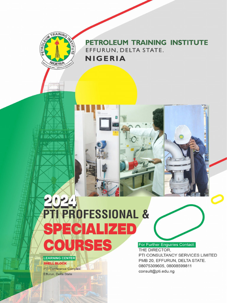 PTI Oil & Gas Training Programs | PDF | Oil Refinery | Instrumentation