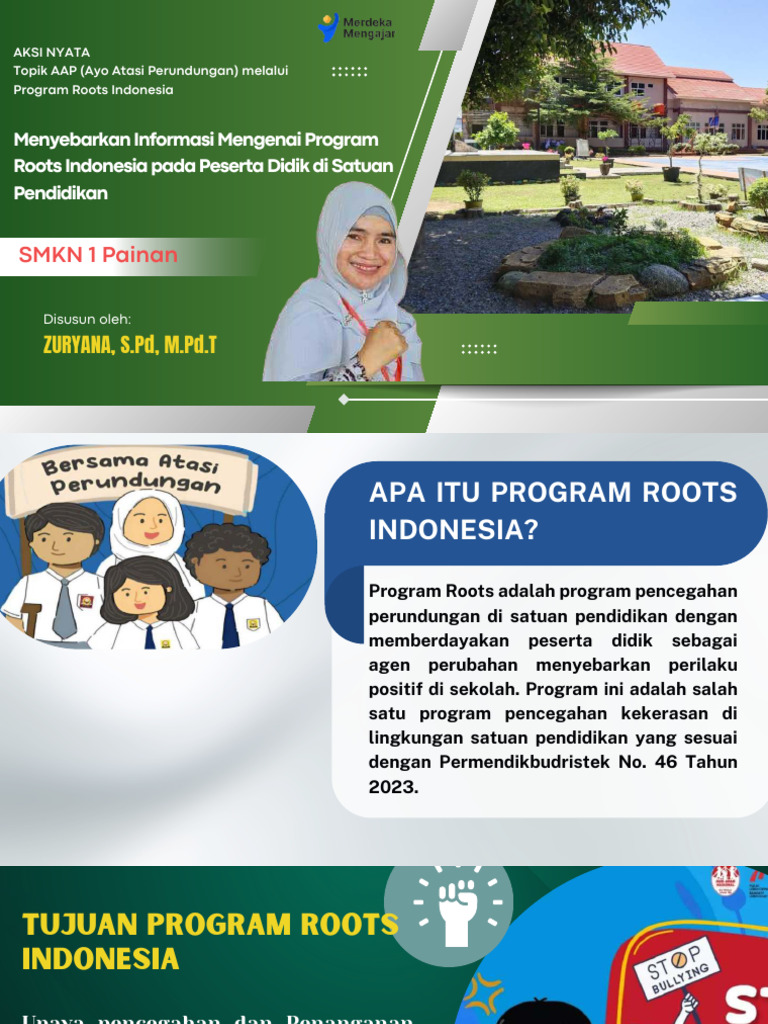 Topik AAP (Ayo Atasi Perundungan) Melalui Program Roots Indonesia | PDF
