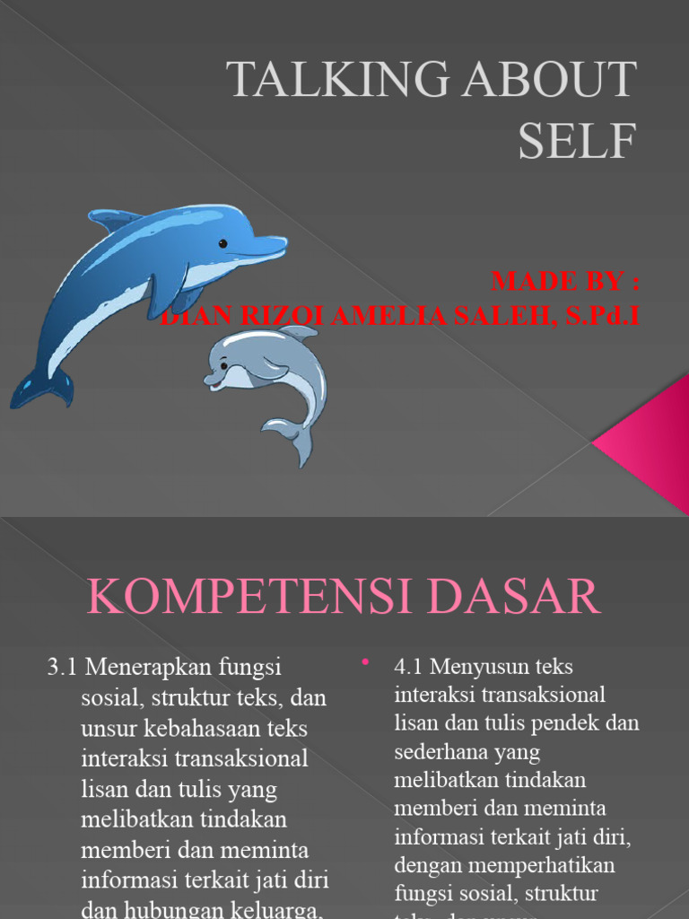 Talking About Self | PDF | Linguistics