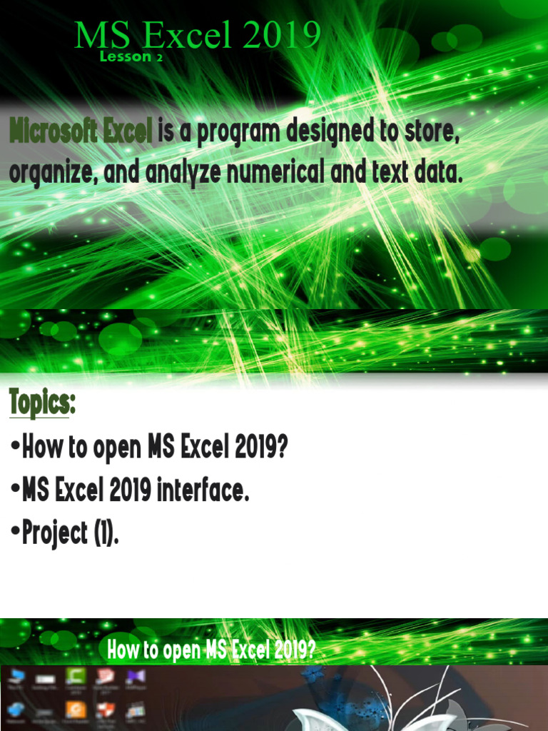 MS Excel 2019 Basics Guide | PDF | Art
