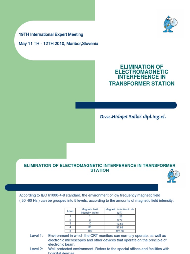 Elimination of Electromagnetic Interference in Transformer Station ...