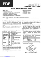 DMP Thinline Keypad Features Manual | PDF | Menu (Computing) | Backlight