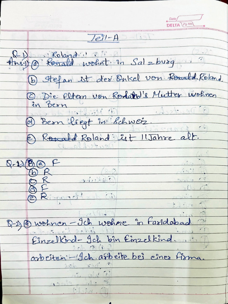 Answer Sample Paper 1 | PDF