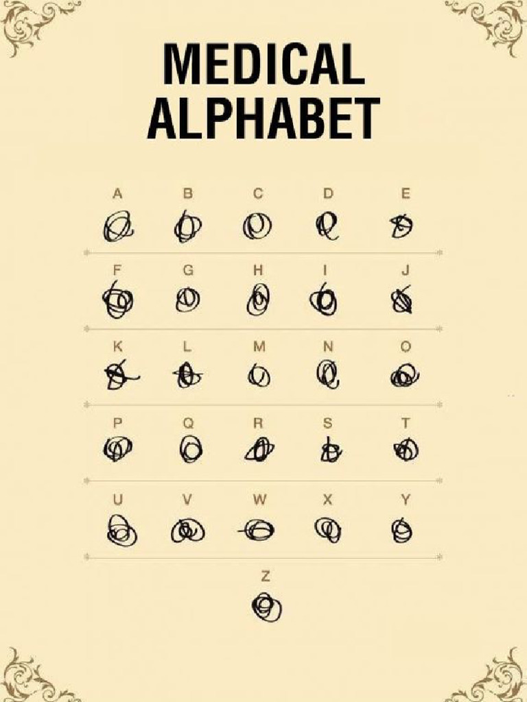 Medical Alphabet | PDF