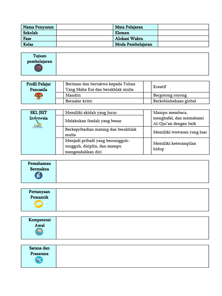 Modul Ajar Kurikulum Merdeka | PDF | Karier & Perkembangan ...