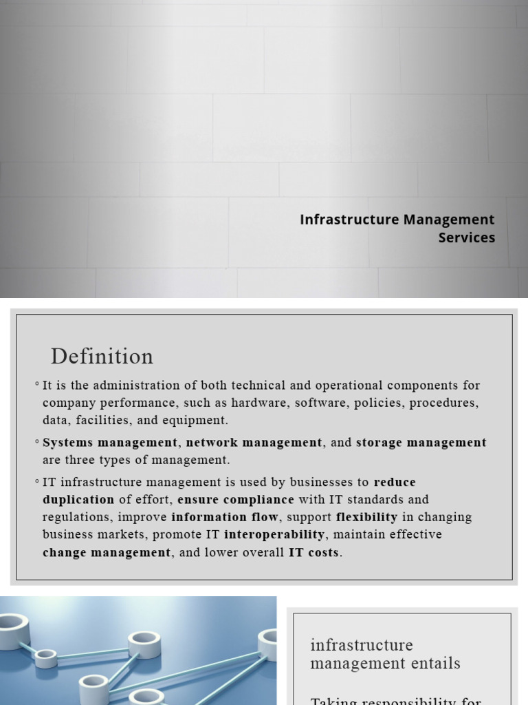 Infrastructure Management Services | PDF | Computer Network | Security