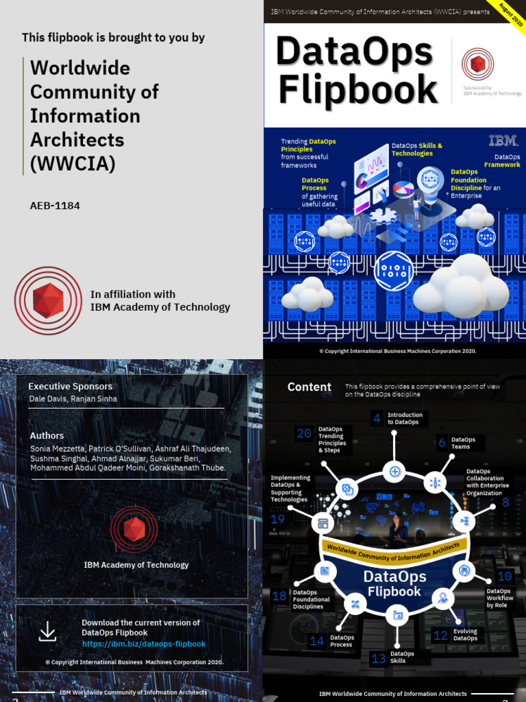 AEB-1184 DataOps Flipbook v2.4.2b | PDF | Data | Data Management