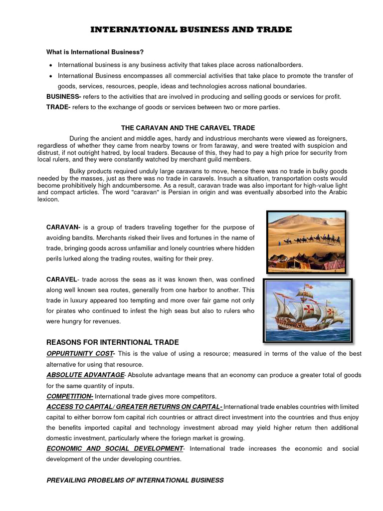 International Business and Trade | PDF | Foreign Exchange Market ...