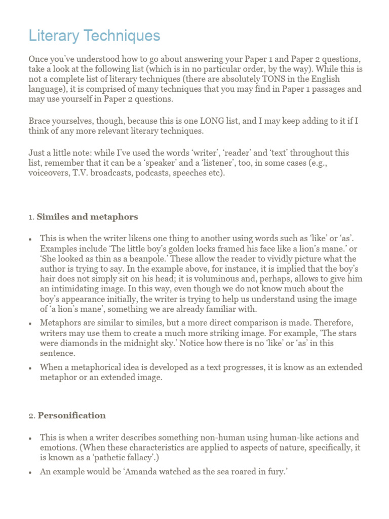 Tips For English As Levels Pdf Adverb Adjective