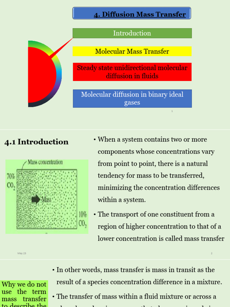 TUO-4-Alelign-2023 | PDF | Diffusion | Convection