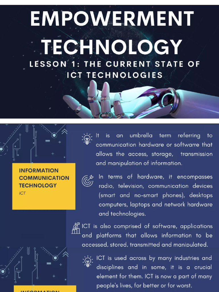 Ict and Current State | PDF