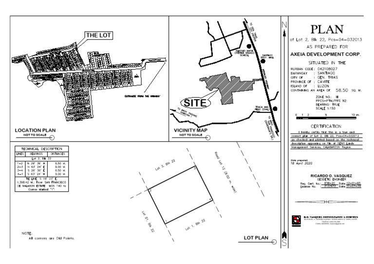 Plan1 l2b22 Locplana3 TVG Axeia | PDF