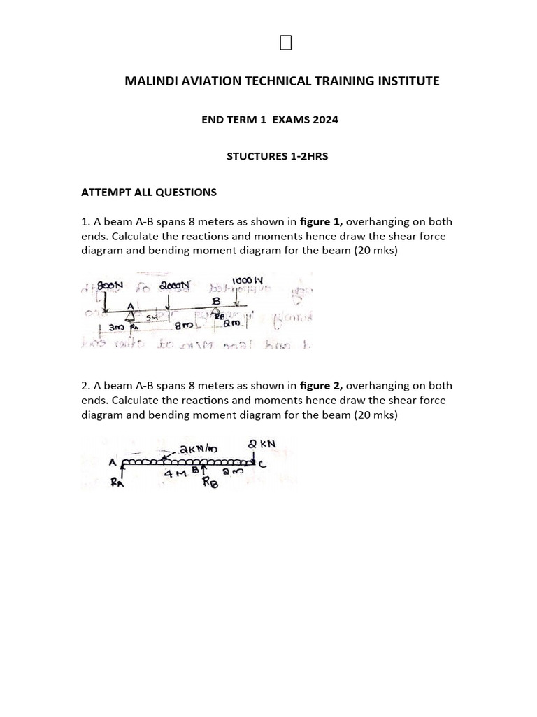 Structural Engineering Exam 2024 | PDF | Teaching Methods & Materials ...