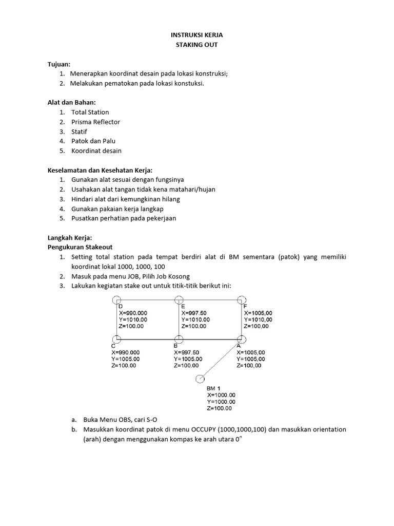 Minggu 12 Pengukuran Stake Out | PDF