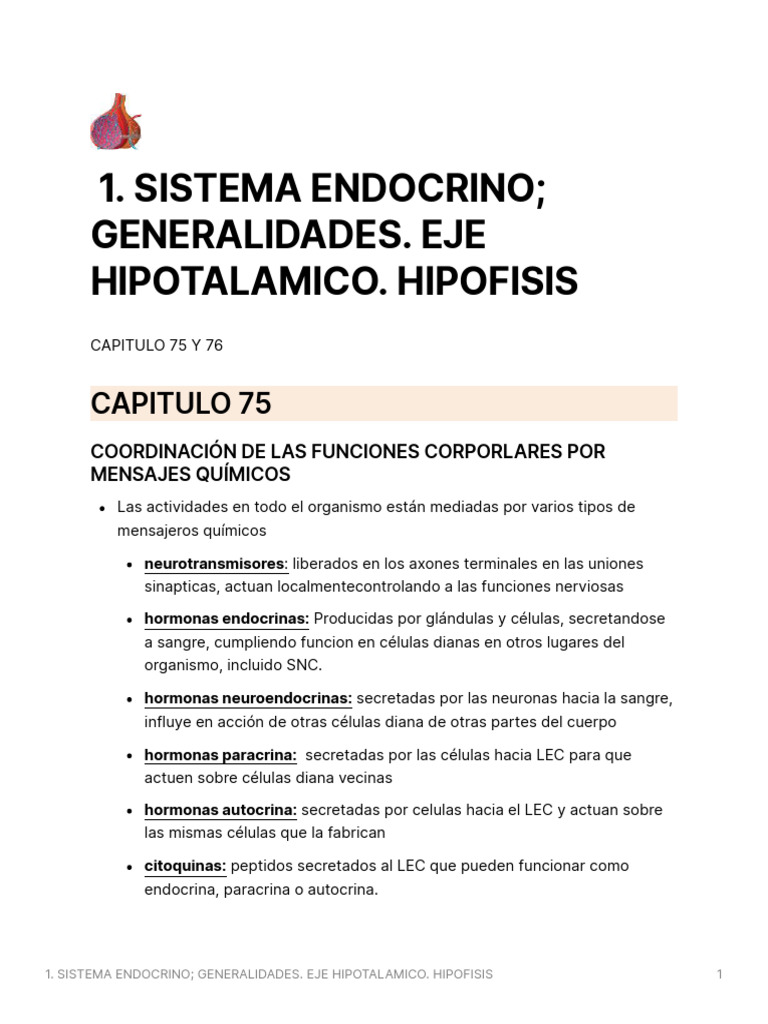 resumen-guyton-capitulo-75-y-76-introduccion-a-la-endocrinologia-y-hormonas-hipofisarias-y-su ...