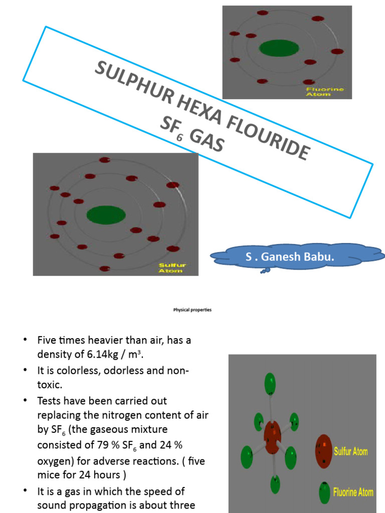 SF6 Gas Handling and Safety | PDF | Gases | Atmosphere Of Earth
