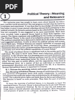 Eng Notes Introduction To Political Theory Ba Prog 1st Sem 1 | PDF ...
