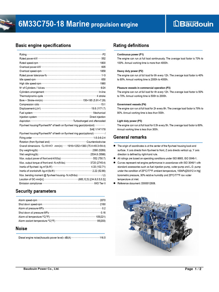 Marine Engine 1 | PDF | Rotation | Engines
