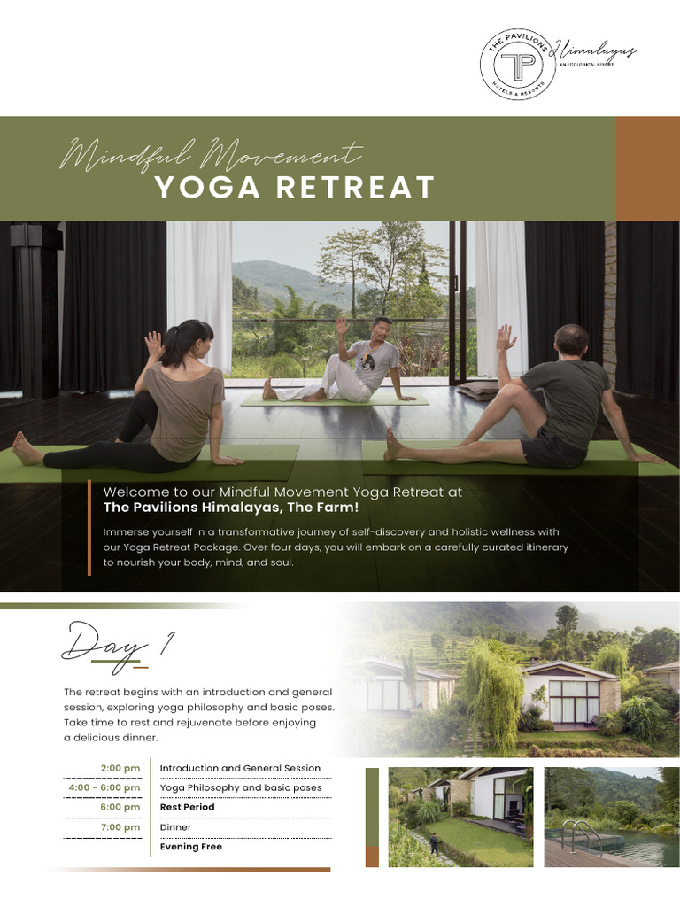 Himalayas Yoga Retreat Brochure | PDF | Yoga | Indian Philosophy