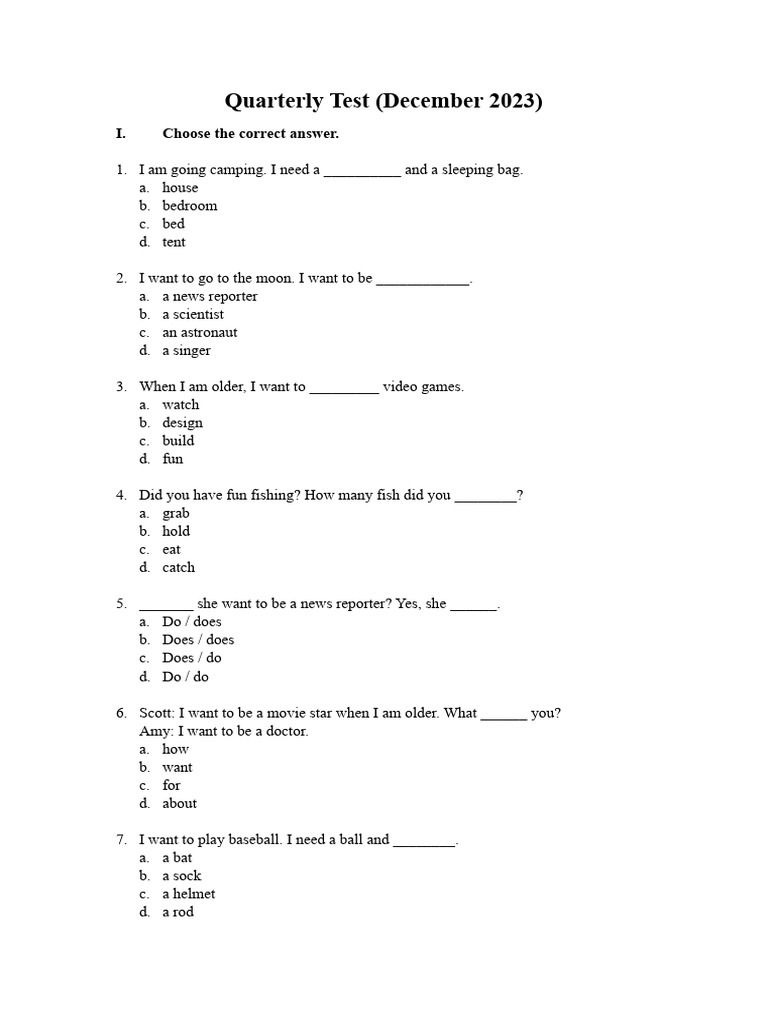 Let's Go 4 Units 1-2 | PDF | Games & Activities | Language Arts ...