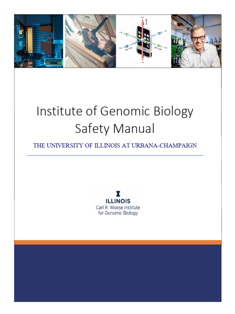 B Handcock_IGB Safety Manual | PDF | Refrigerator | Laboratories