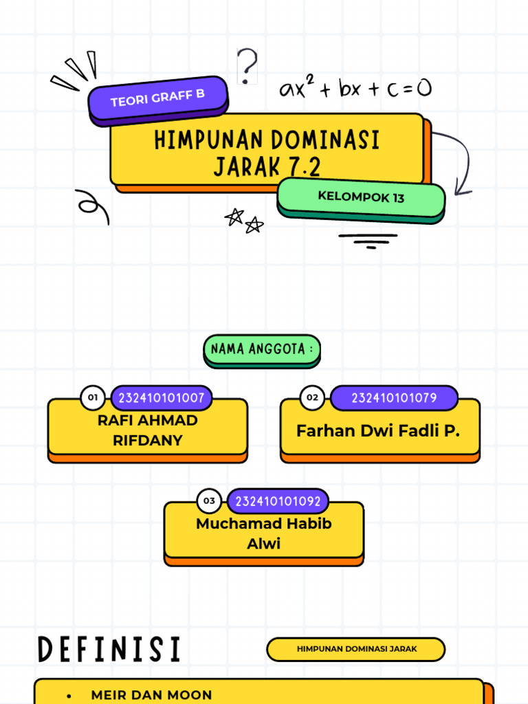 B13 - Teori Graph - Himpunan Dominasi Jarak | PDF