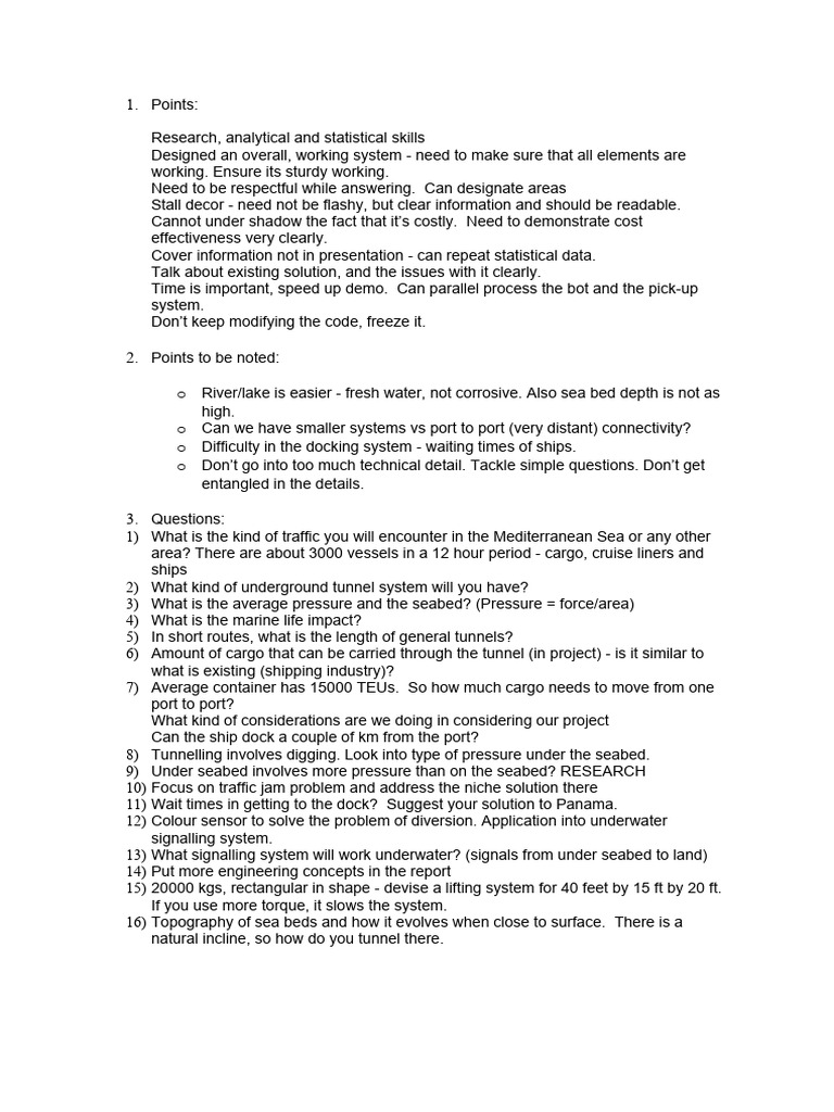 WRO | PDF | Seabed | Engineering