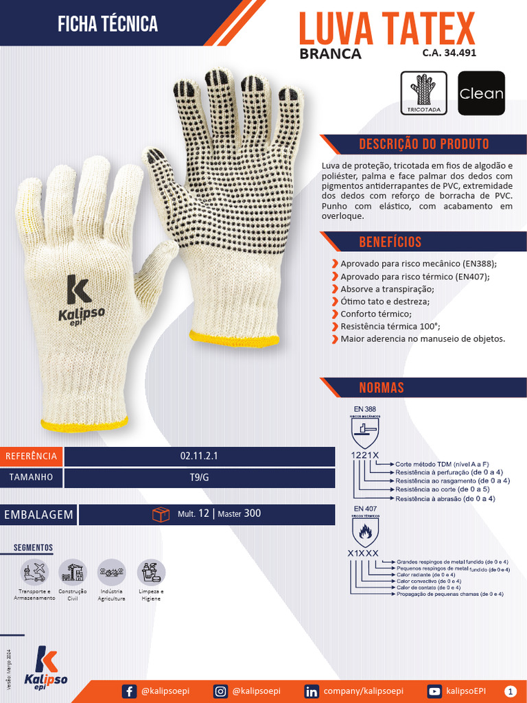 FICHA TECNICA TATEX BRANCA | PDF | Cloreto de polivinila (PVC ...