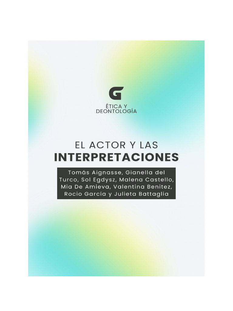 TP Integrador - Final | PDF | Autor | Experiencia