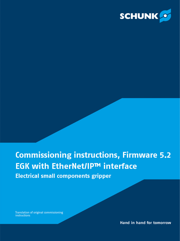 EGK V52 Commissioning Instructions For EtherNetIP | PDF | Input/Output | Programmable Logic ...