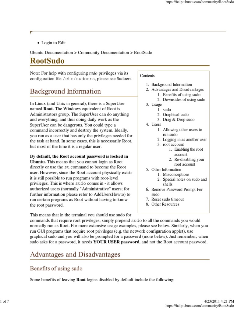 Root Sudo | PDF | Superuser | Sudo