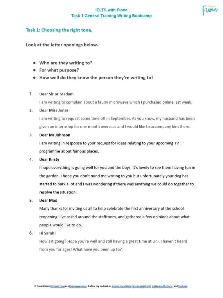 GT Writing Task 1 Worksheet Lessons 123 1 - Compressed 1 | PDF
