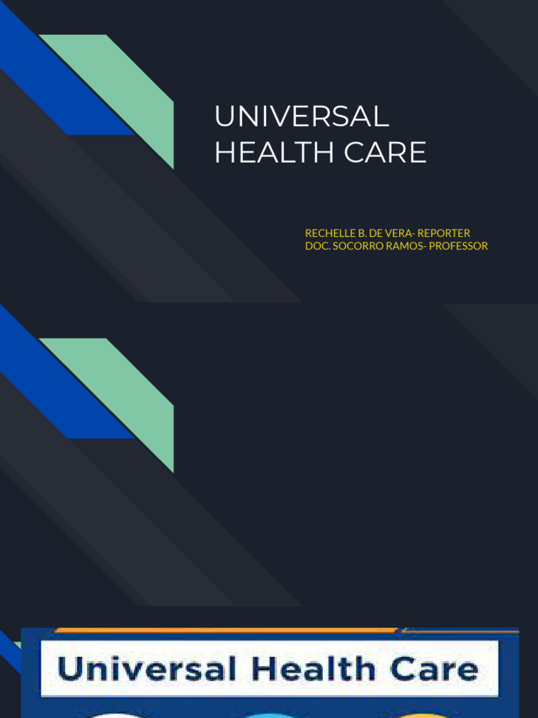 Universal Health Care | PDF