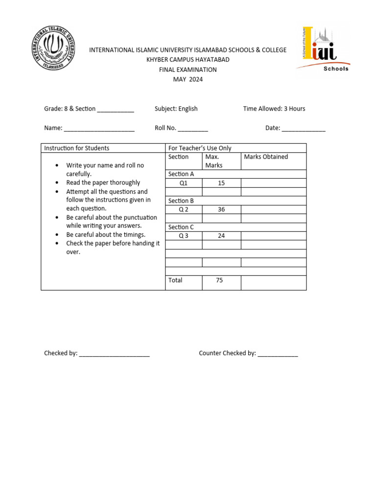 Grade 8 retake | PDF