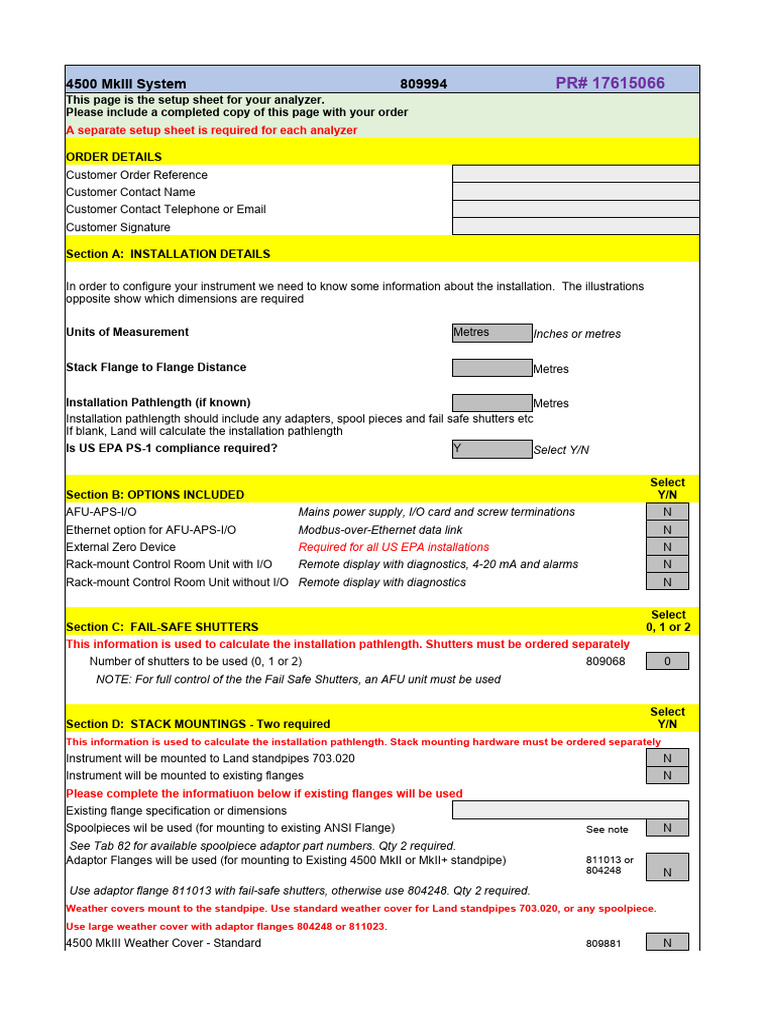 Set Up Sheet - LAND Opacity Spesific Data | PDF | Computer Engineering ...