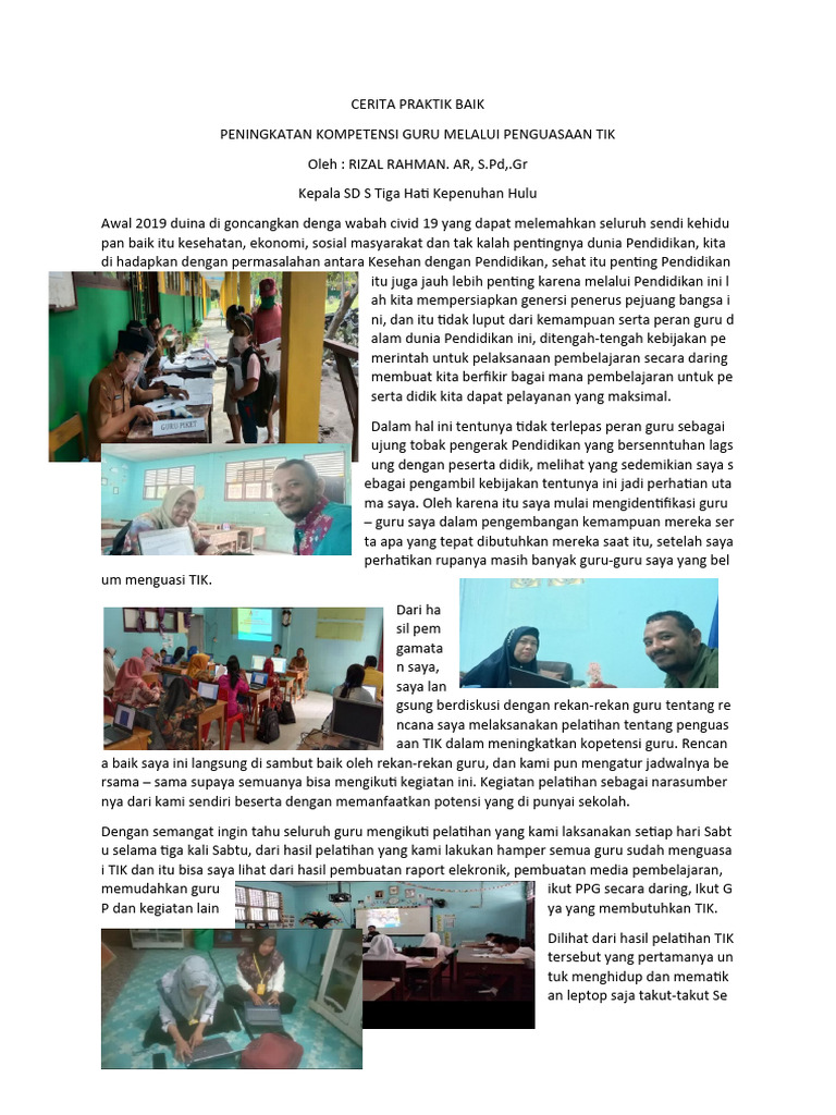 Cerita Praktik Baik | PDF