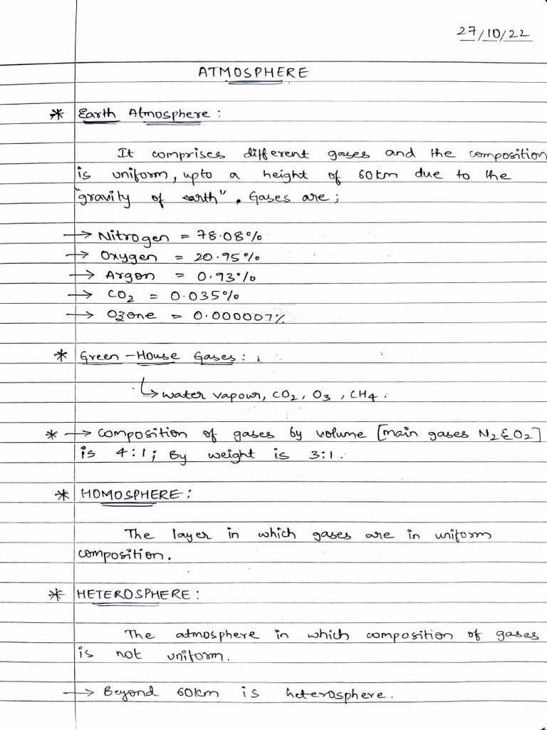 Air Meteorology Notes | PDF