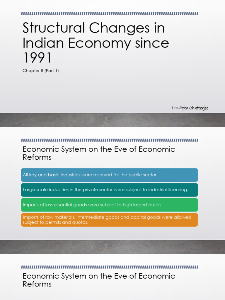 1 Ch.8 - Structural Changes in Indian Economy | PDF | Government Budget ...