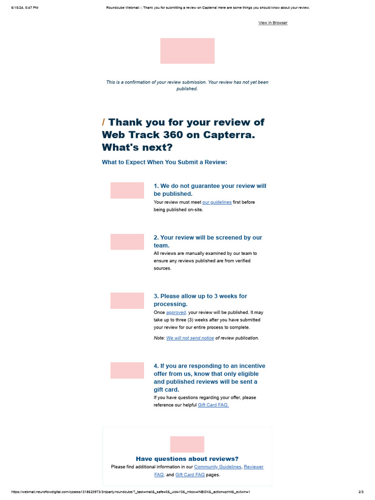 Roundcube Webmail - Thank You For Submitting A Review On Capterra! Here Are Some Things You ...