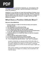 The Power of Positive Thinking (Presentation) | PDF | Optimism | Thought