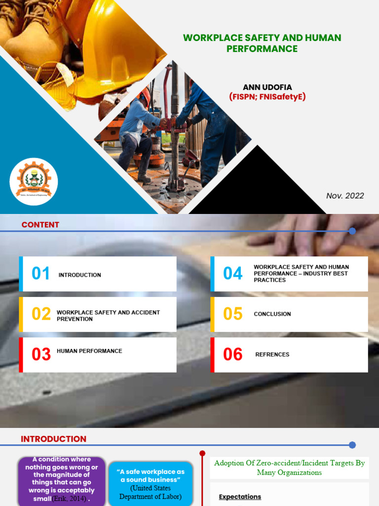 Enhancing Workplace Safety Through Human Performance | PDF ...