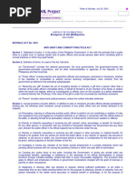 RA 3019: Anti-Graft Law Overview | PDF