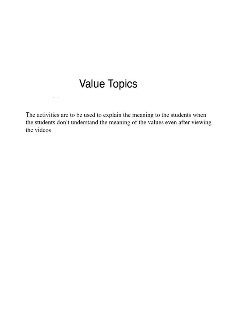 Assembly-Guidelines For Values | PDF | Hand